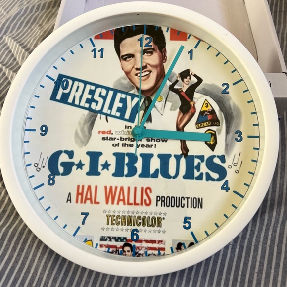 Wall Decor | Elvis Gi Blues Clock | Poshmark